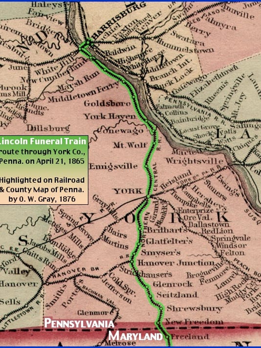 Timeline for Lincoln Funeral Train