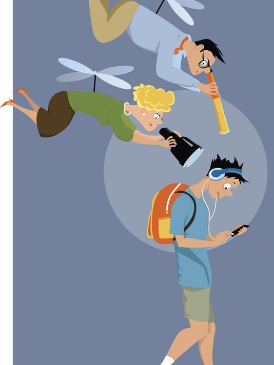 Heard of helicopter parents? Watch for drones, stealth bombers