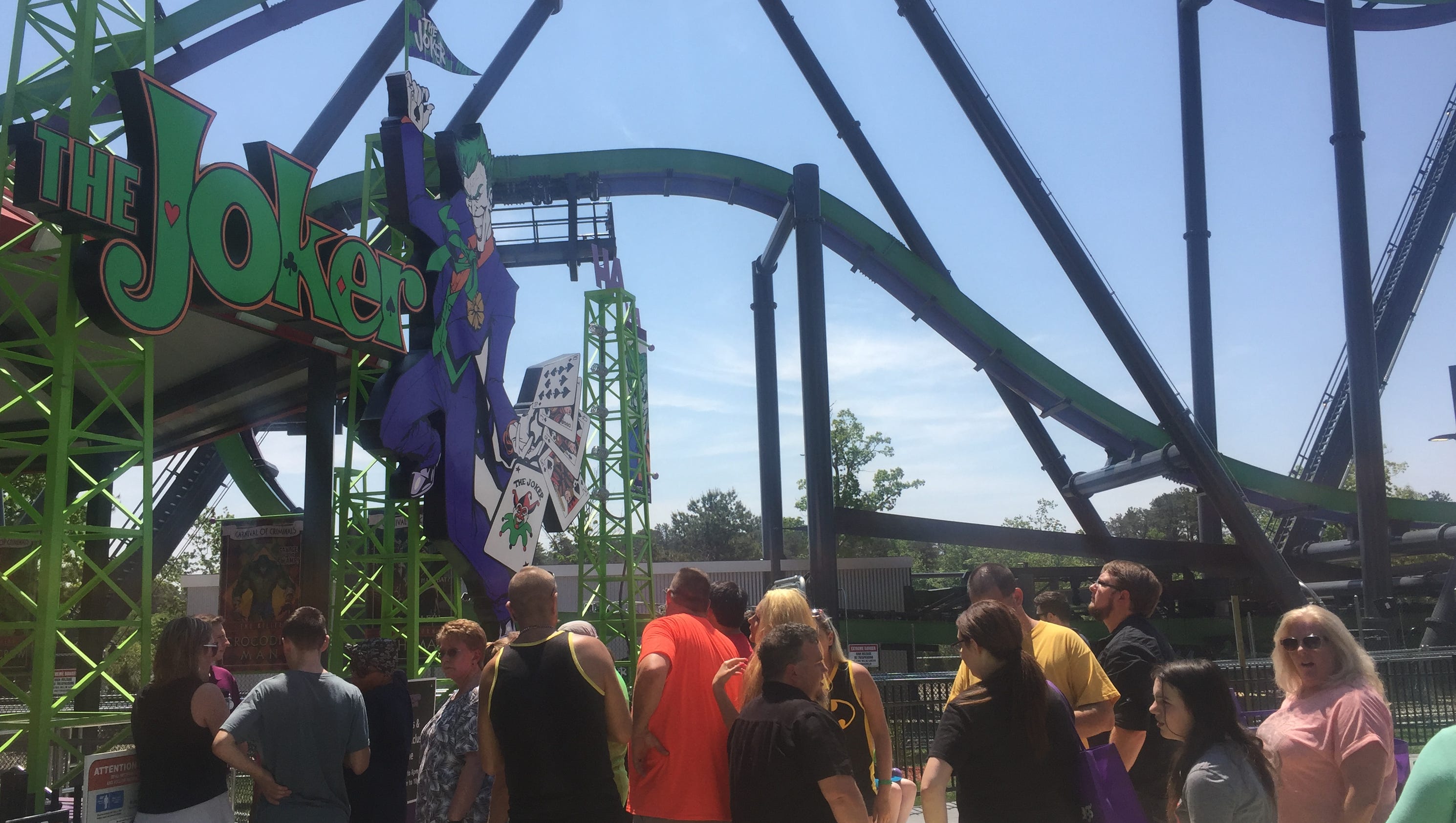 The Joker ride hits delays at Great Adventure