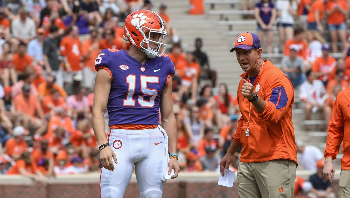 Quarterback Hunter Johnson over the years