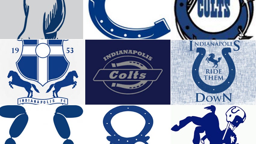 See the Colts logo in a different light