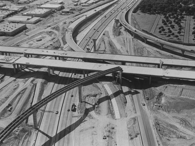 Phoenix-area freeway history