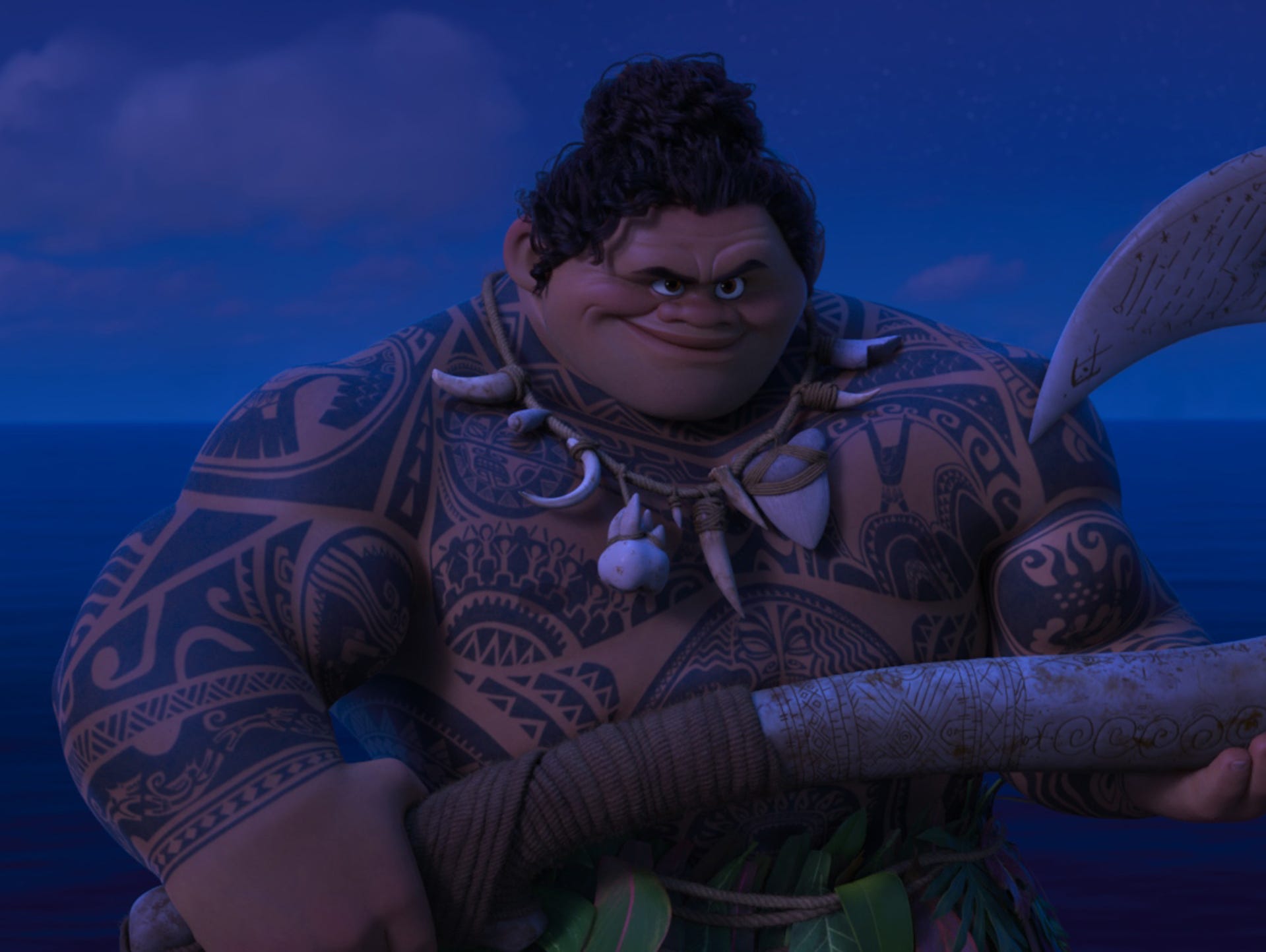 Exclusive images: Unseen 'Moana' characters, plus a bald Maui