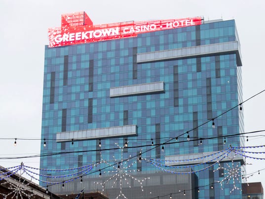 Greektown Casino-Hotel testing huge new sign