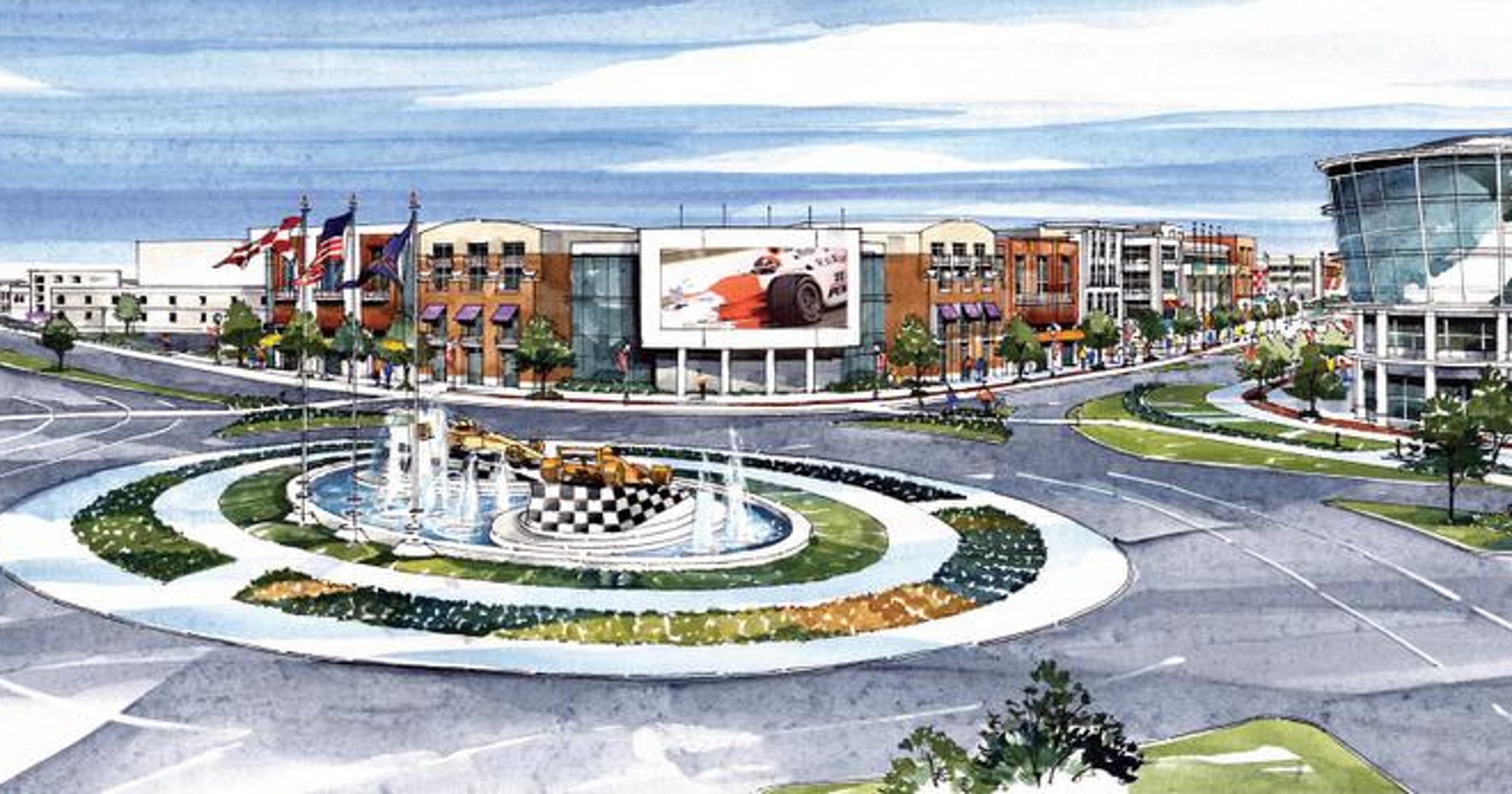 Speedway town leaders plan roundabout next to Indianapolis Motor Speedway