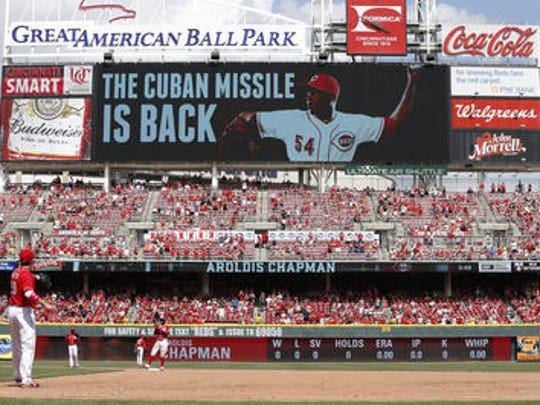 Cincinnati Reds: New scoreboard at Great American Ball Park up for vote