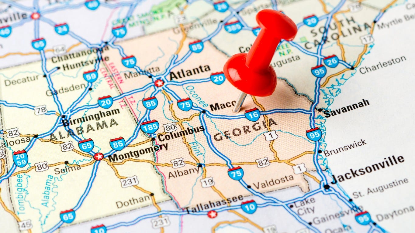 Georgia Census 2021 Population Growth Above Average No New Seats