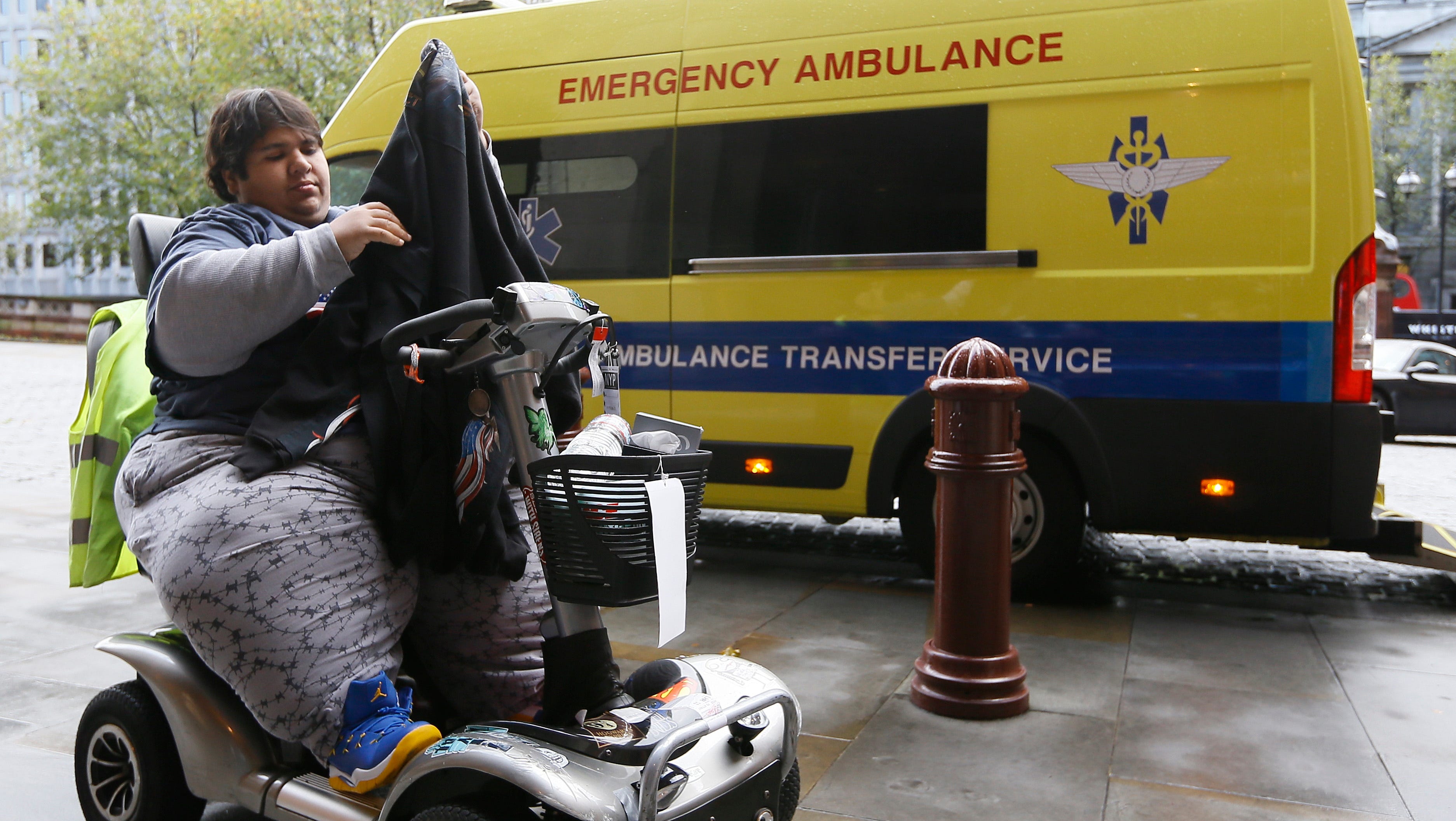 Too fat to fly? Stranded Frenchman's long ordeal