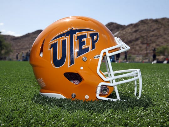 UTEP Miners' have new football helmet with more muted shade of orange