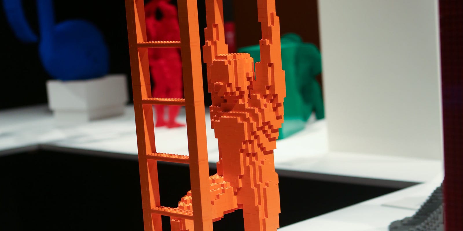 LEGO art explosion in Philly