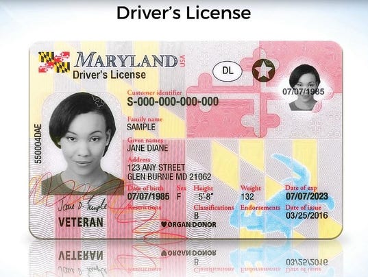 MVA unveils new Maryland licenses, IDs