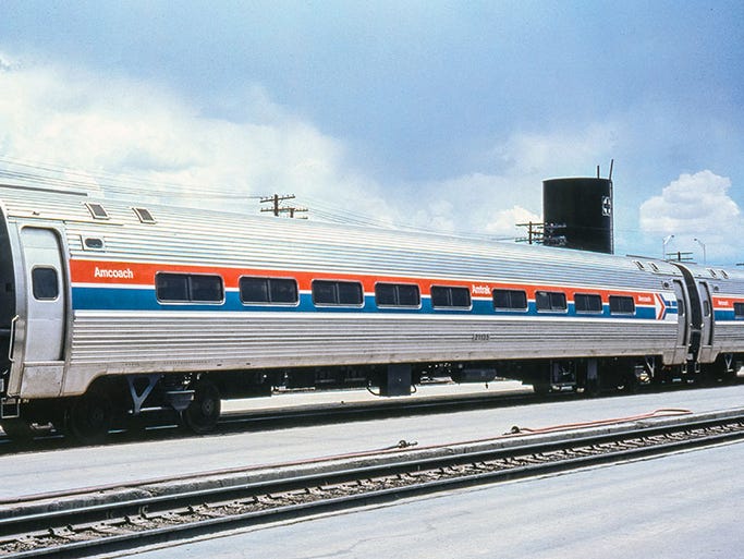 Amtrak interiors through the years