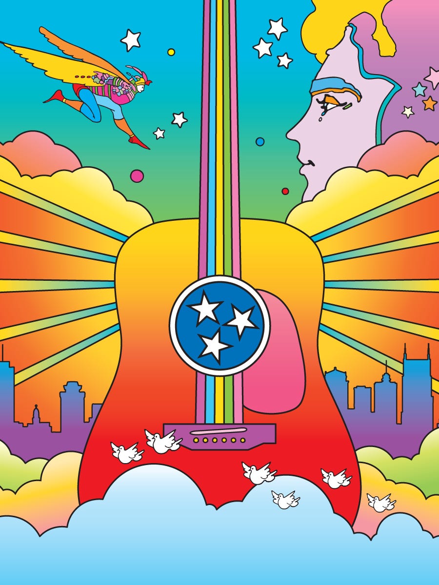 Peace, love and Peter Max at Bennett Gallery