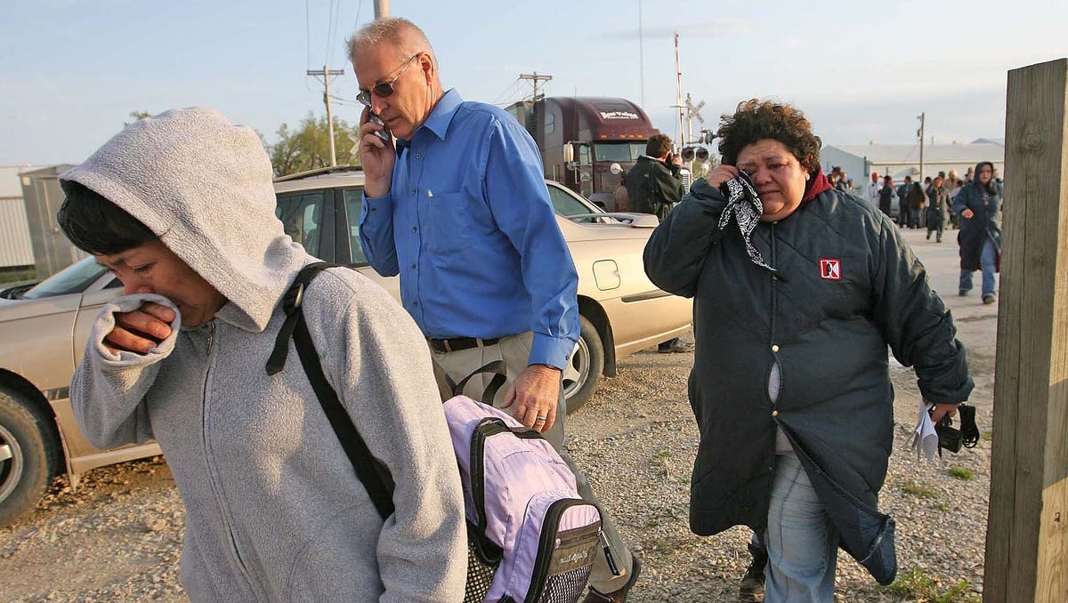 Photos: A look back at the 2008 Postville immigration raid