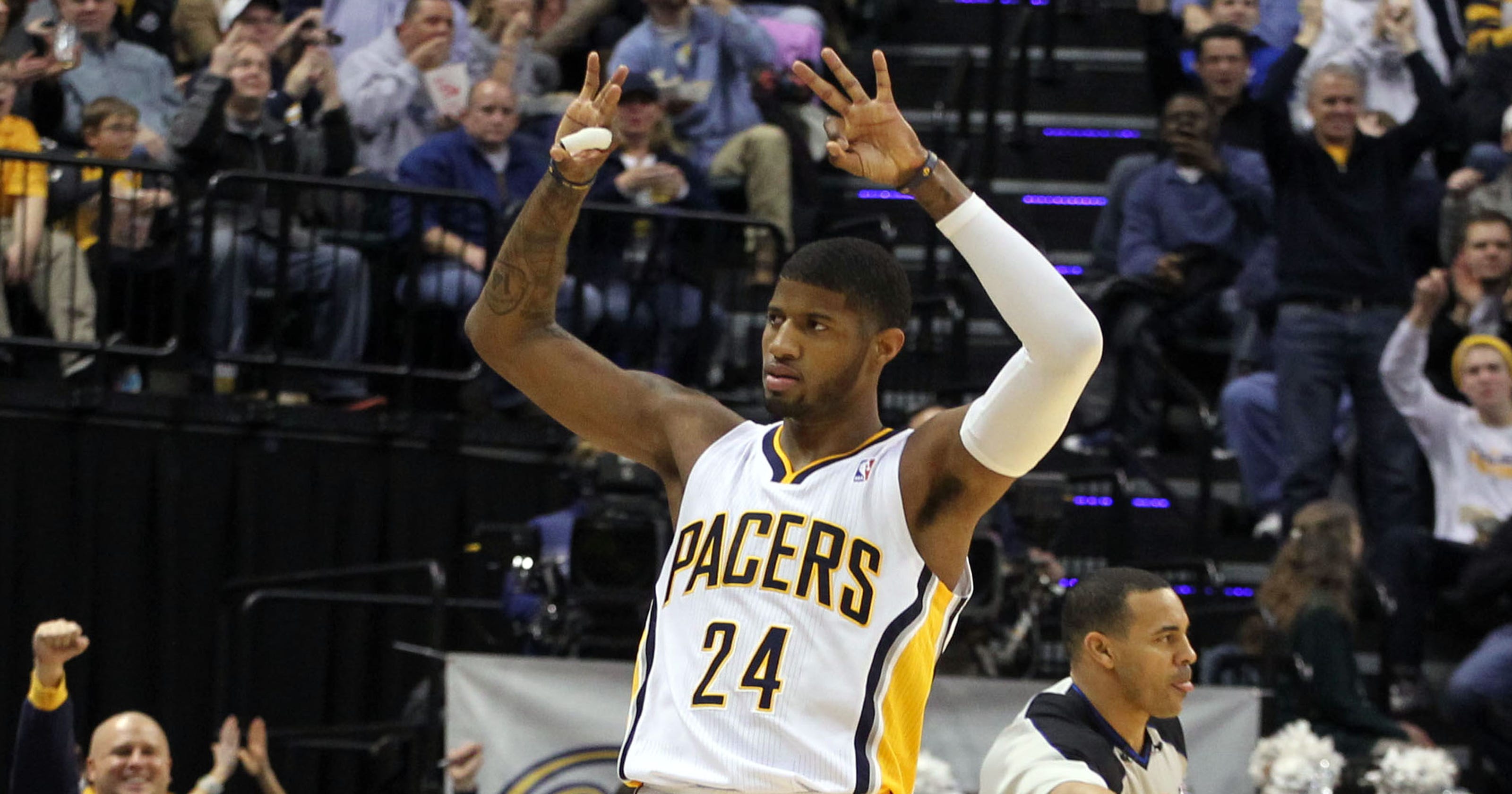 Paul George's monster dunk highlights Pacers' win over Clippers