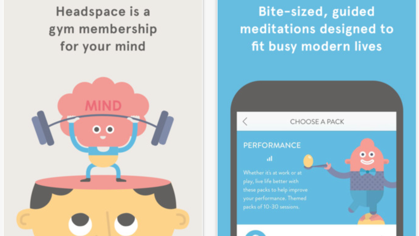 Meditation apps can help you gain some calm when you're stressed
