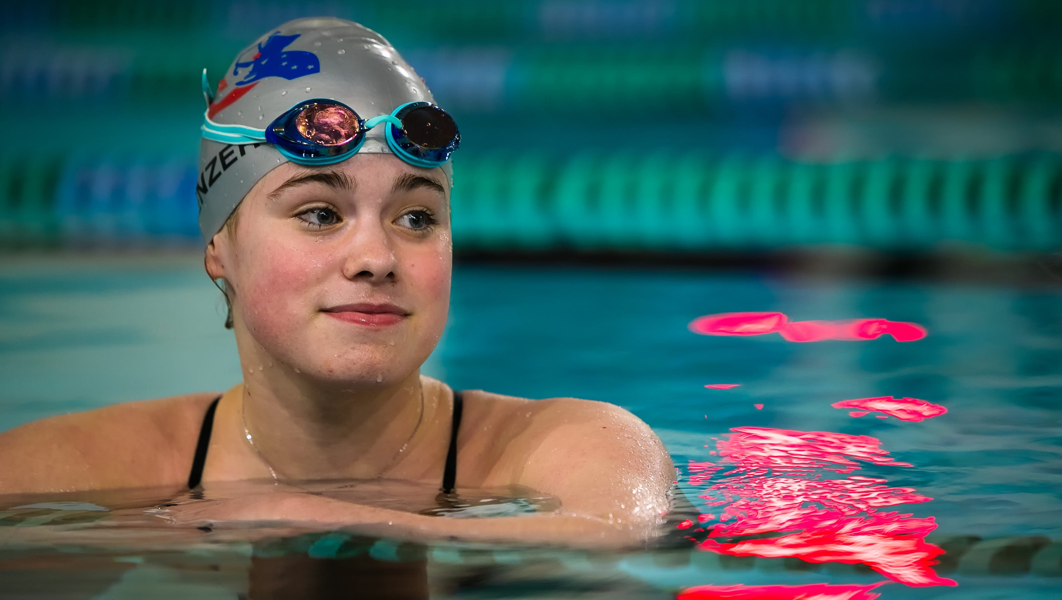 Emma Menzer of Newark Charter breaks through as Girls Swimmer of Year