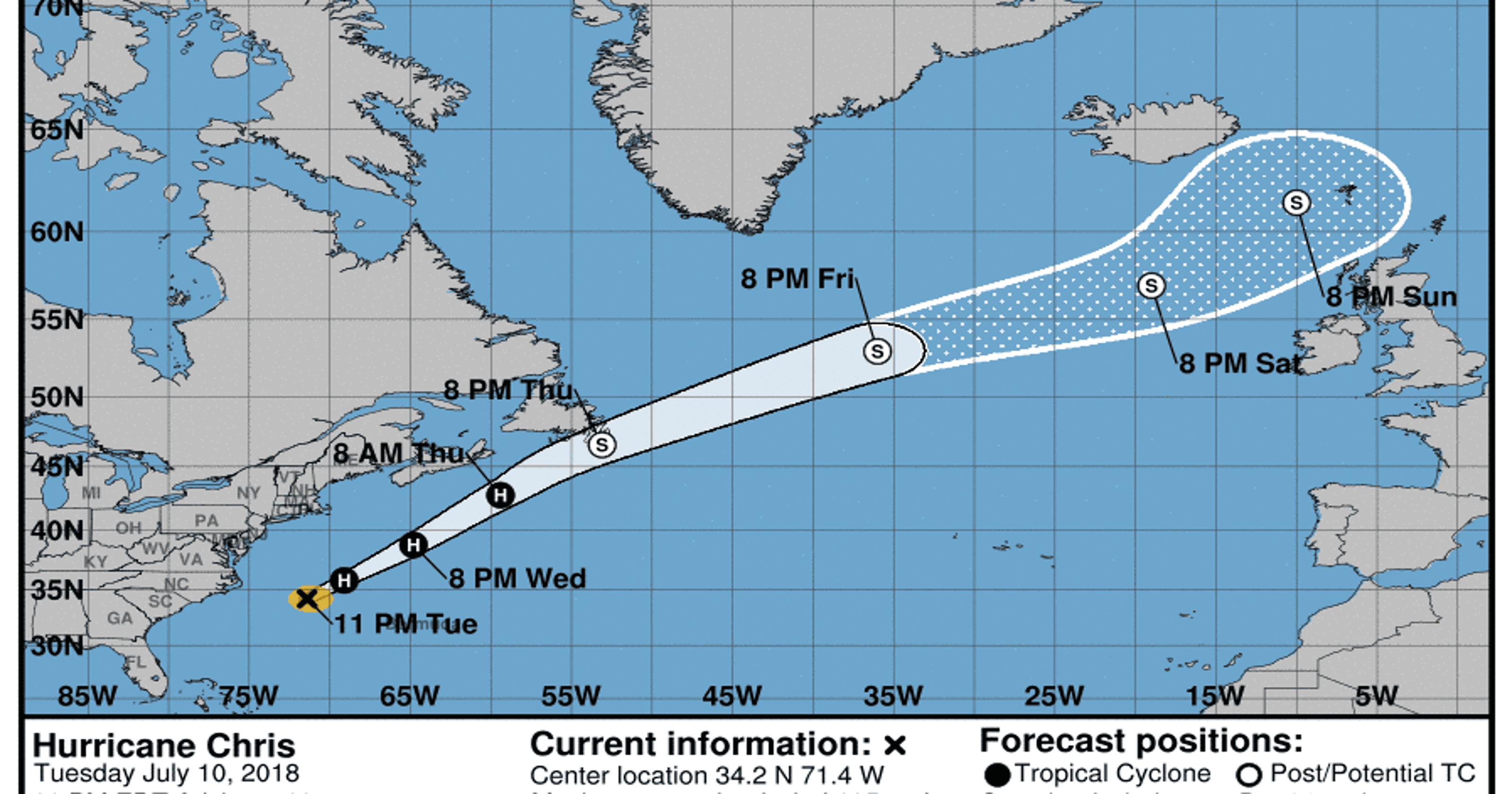 Hurricane Chris strengthens to Category 2