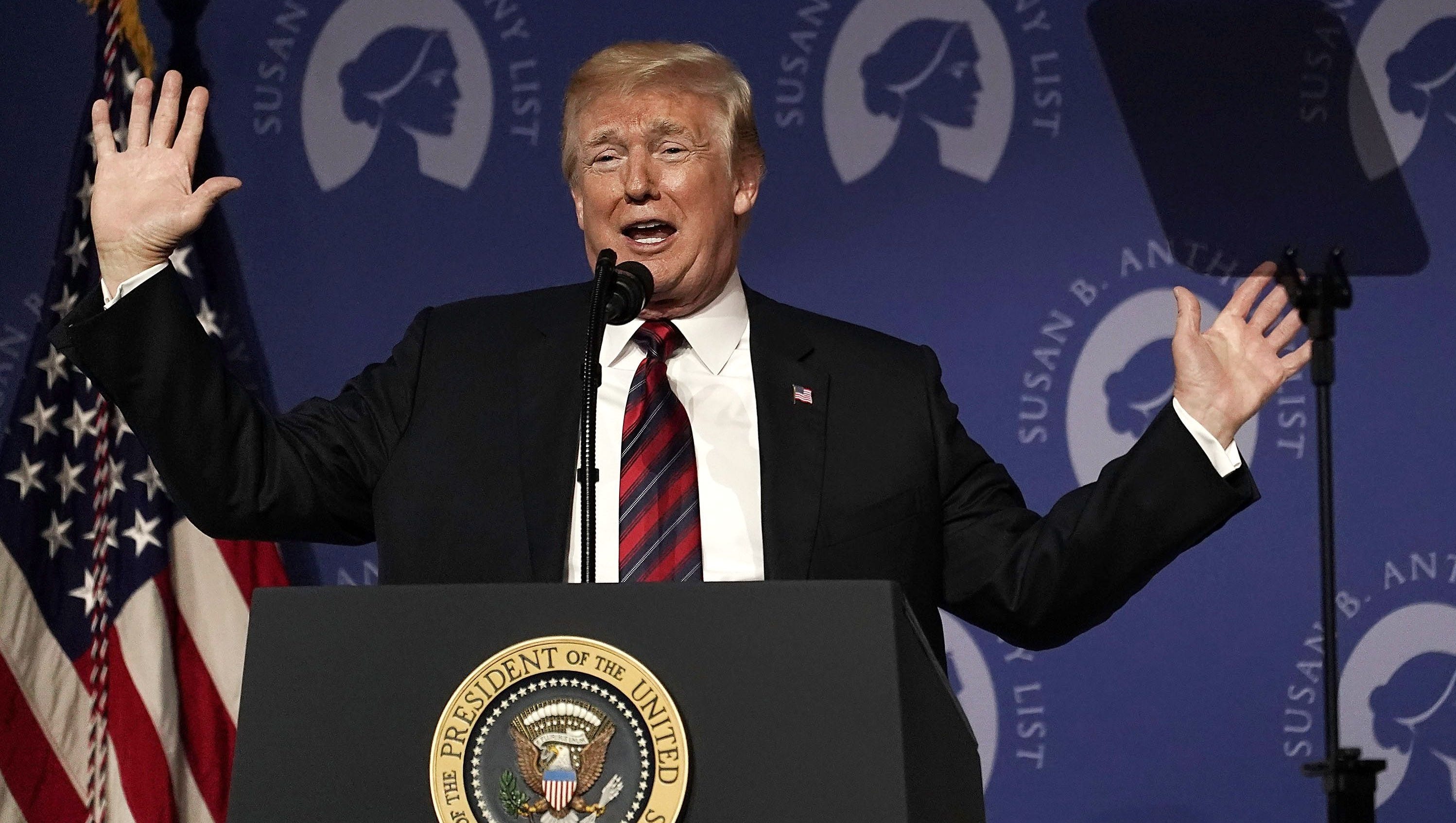 President Trump is anti-abortion but that doesn't make him pro-life