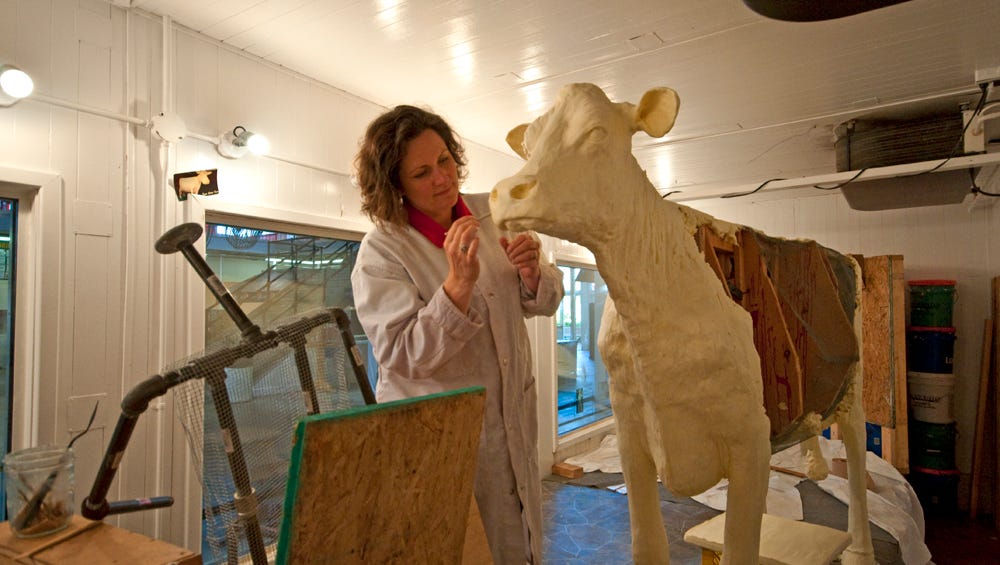 Meet the butter cow queen of the Iowa State Fair
