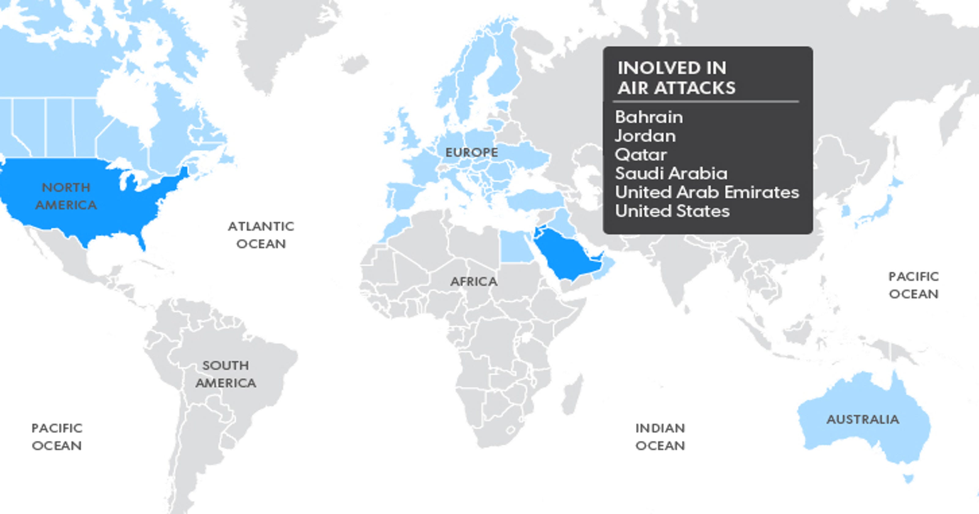 Map: View Islamic State strongholds