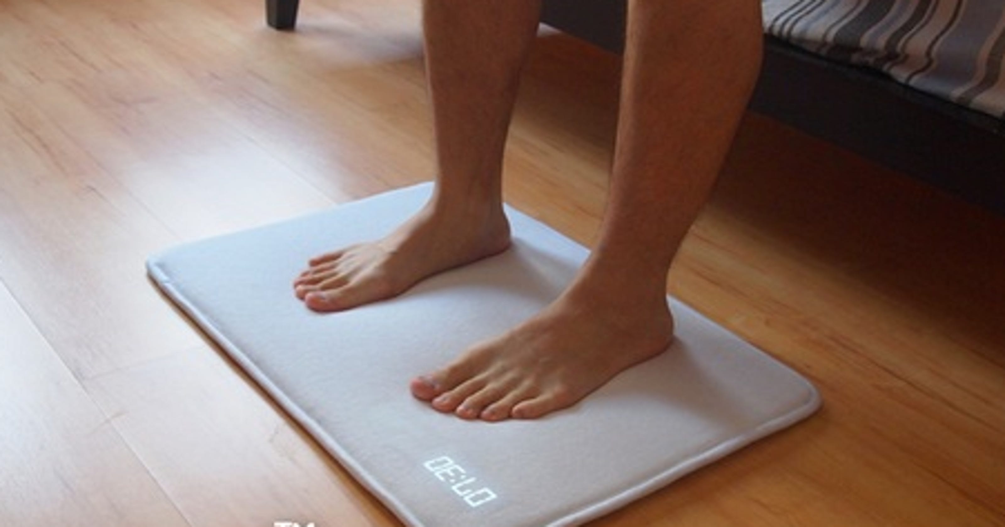 This rug is also an alarm clock