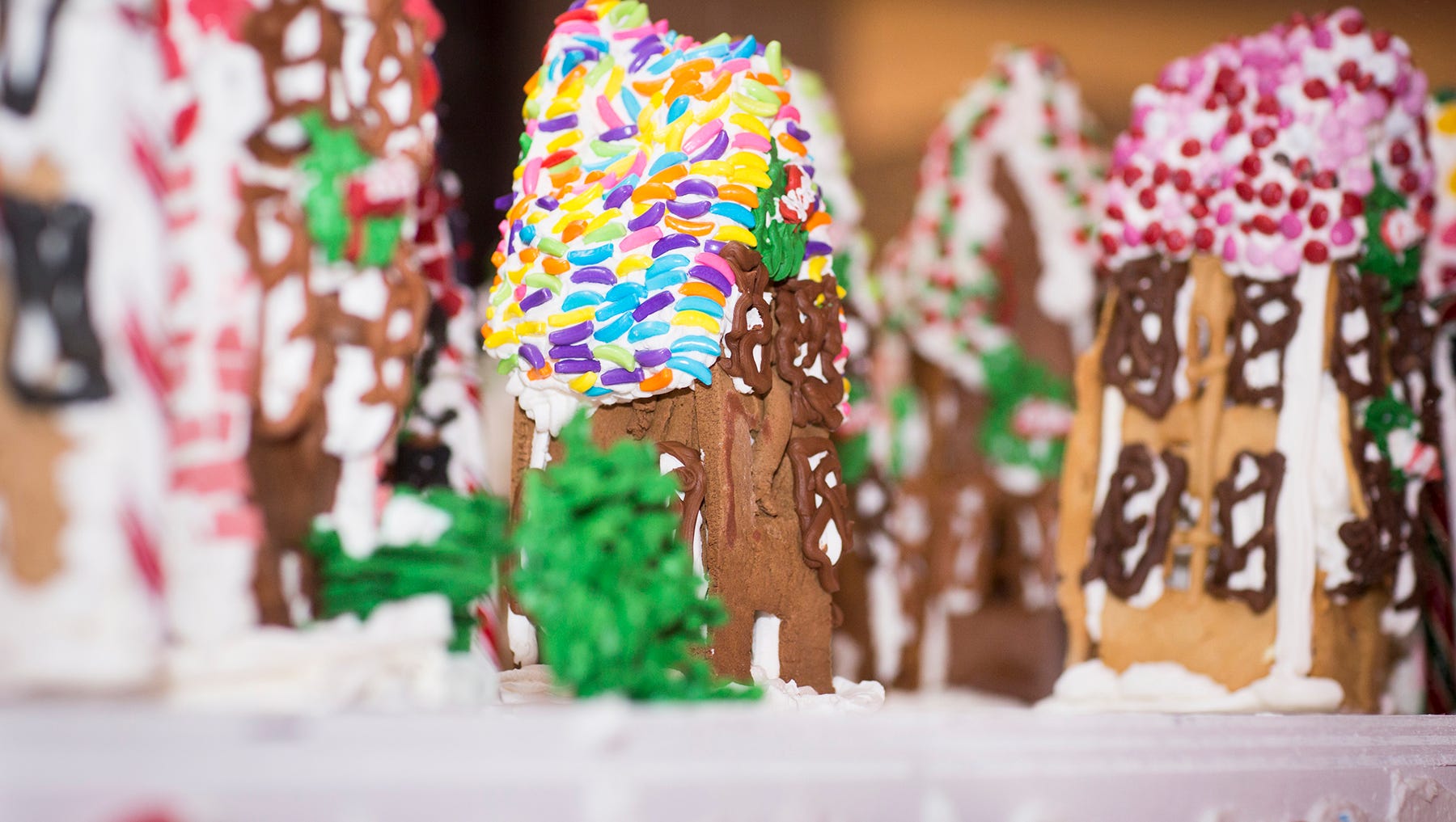 The installation of gingerbread houses this year is even bigger. It is ...
