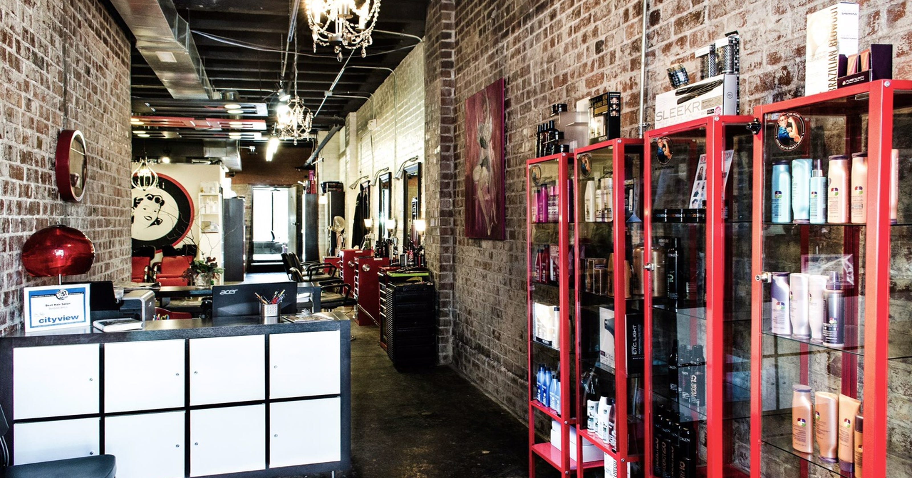 Bombshell salons have distinct styles