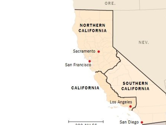 Voters will decide if California should be split into 3 states