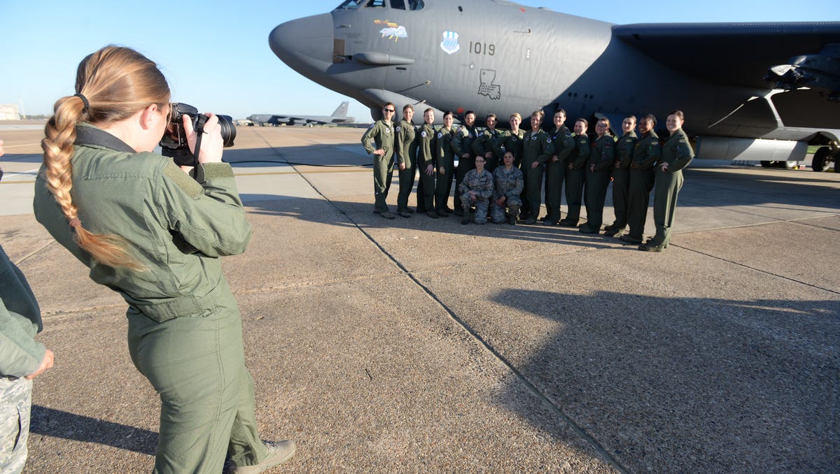 Barksdale flies first all female B-52 crews