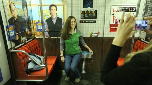 Photos: 'Seinfeld' spotted on the NYC subway