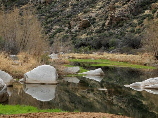 Agua Fria River creates desert oasis
