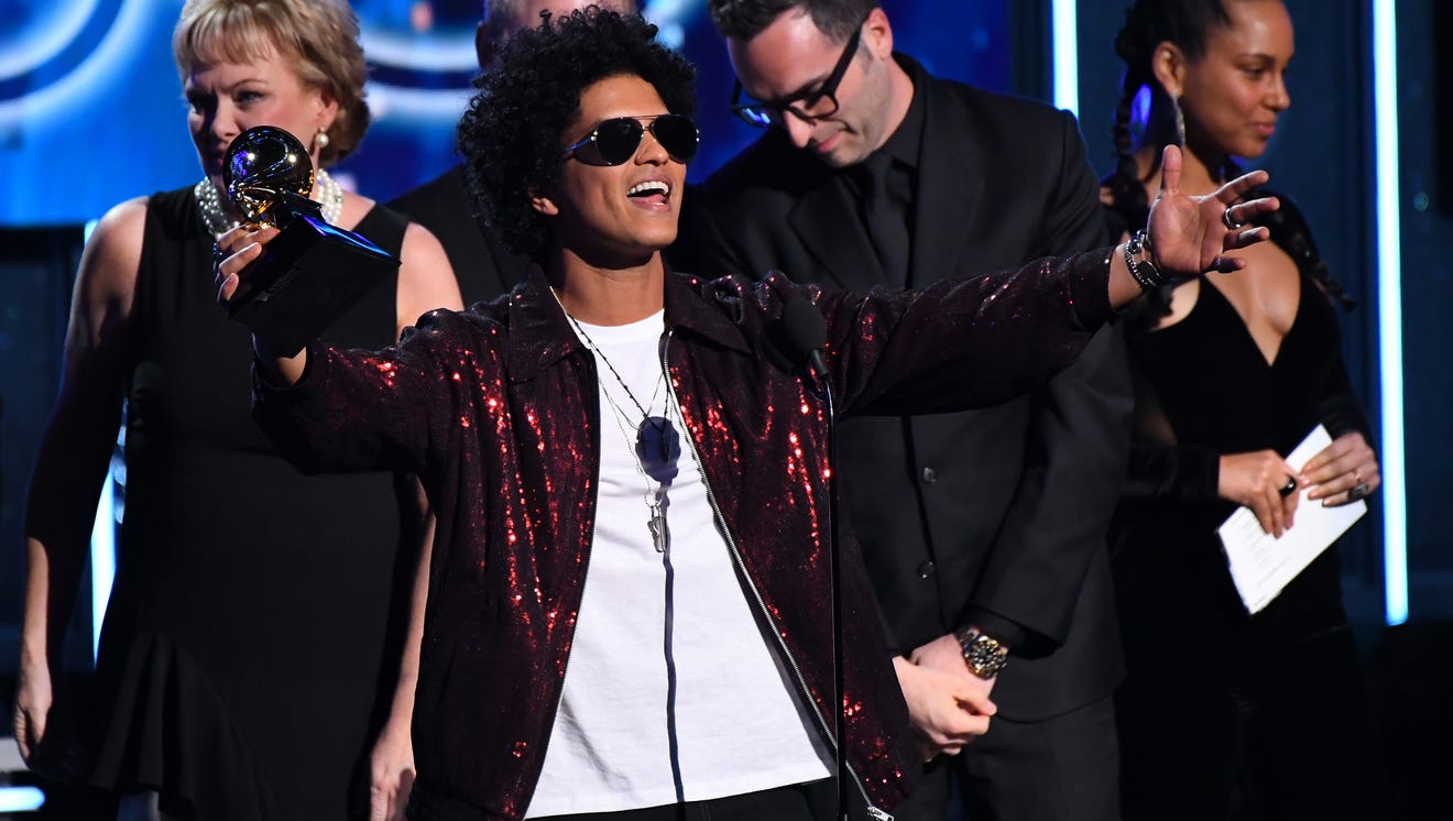 Grammy Awards 2018 Bruno Mars Wins Six Honors