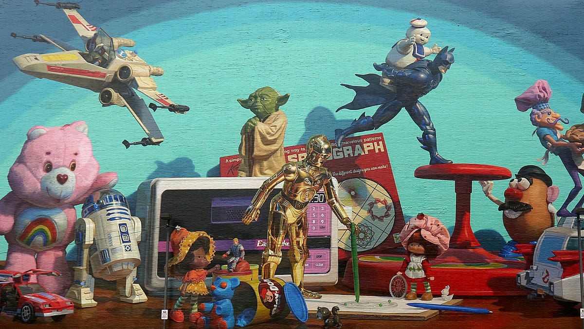 Cincinnati Toy Heritage mural by ArtWorks