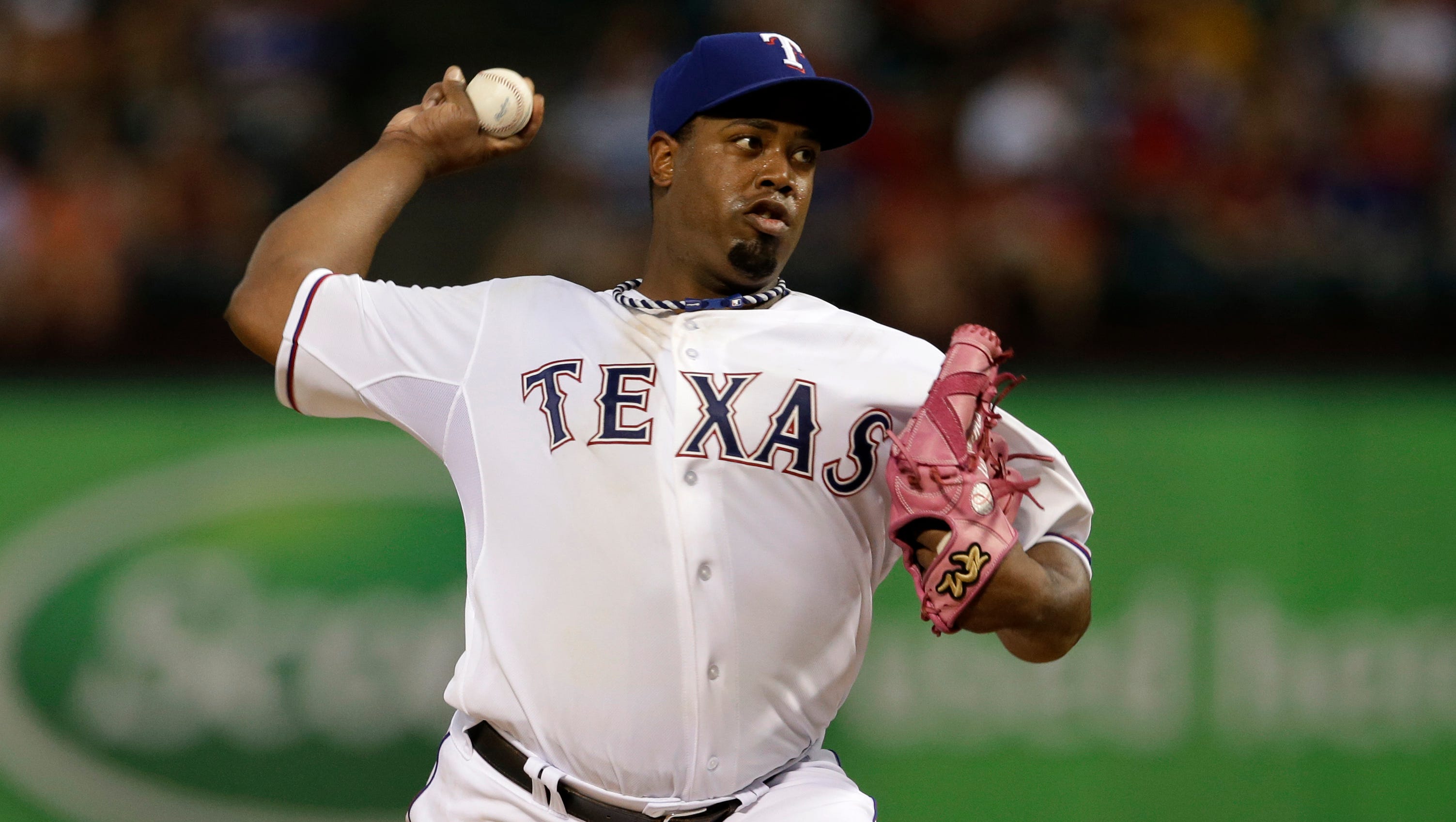 Rangers use record 31st pitcher, beat A's 4-1
