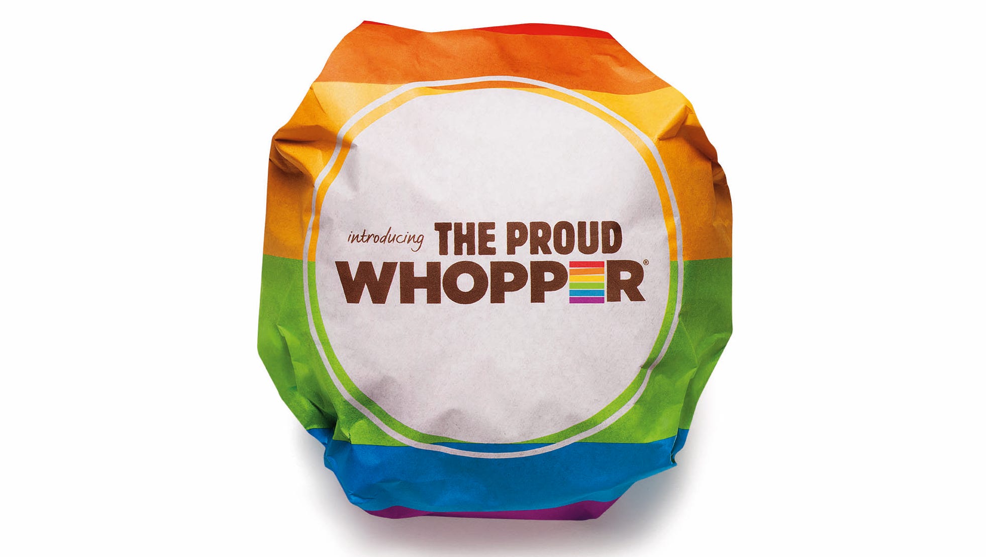 Burger King sells gay pride Whopper