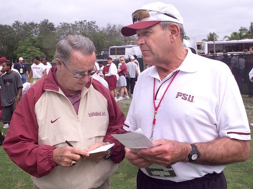 Former Florida State coach Bobby Bowden and wife Ann married 70 years