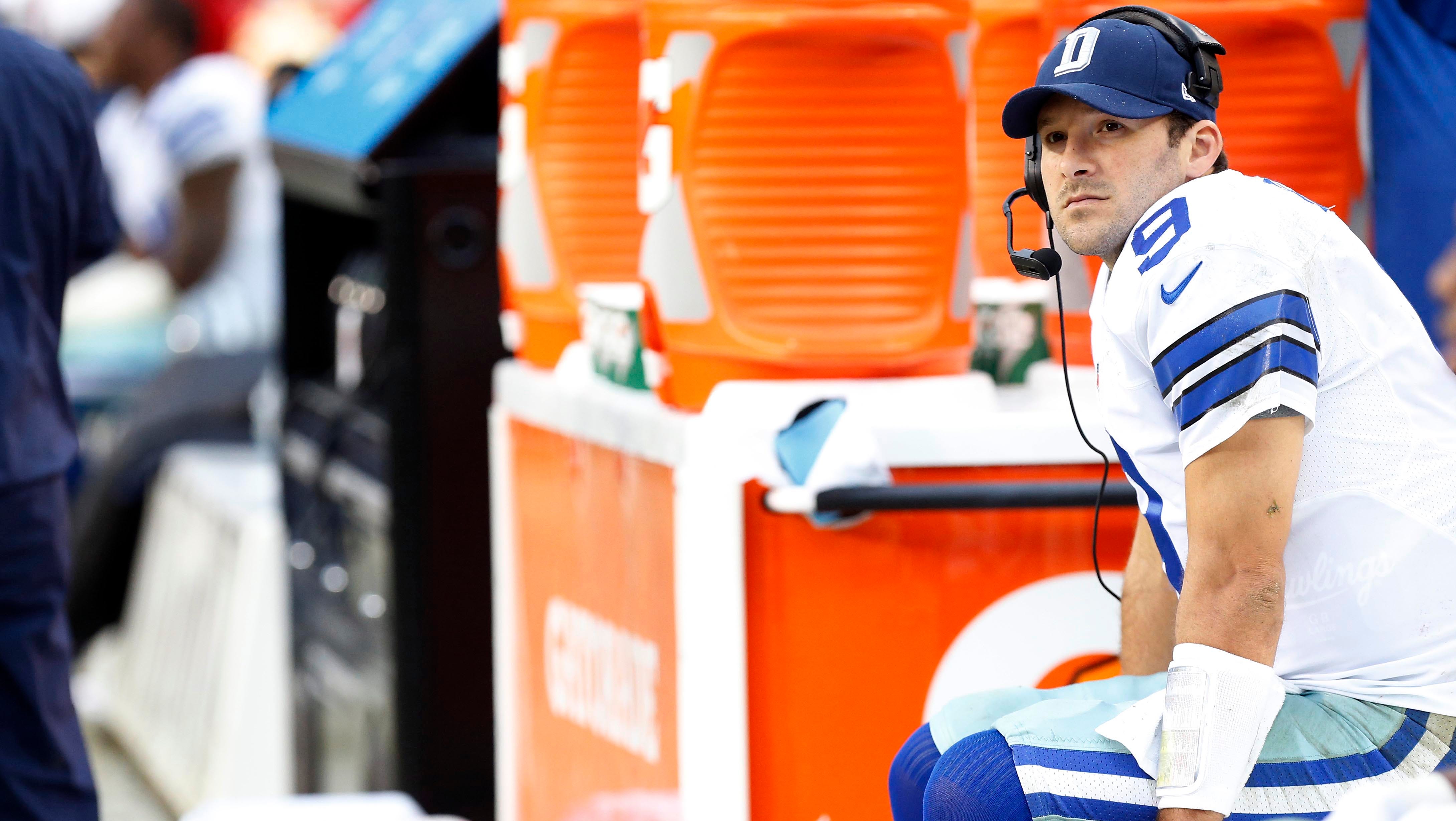 Tony Romo out for season with back injury