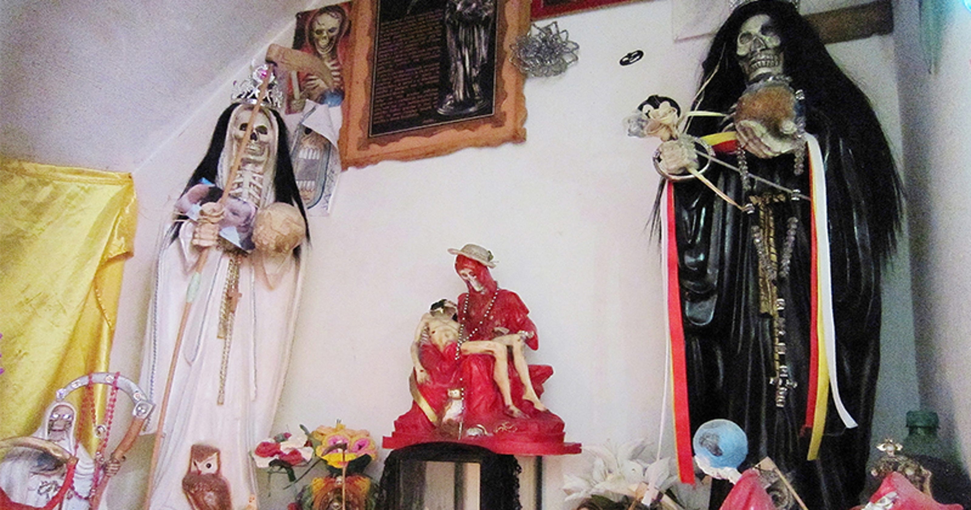 How a skeleton folk saint of death took off with Mexican transgender women
