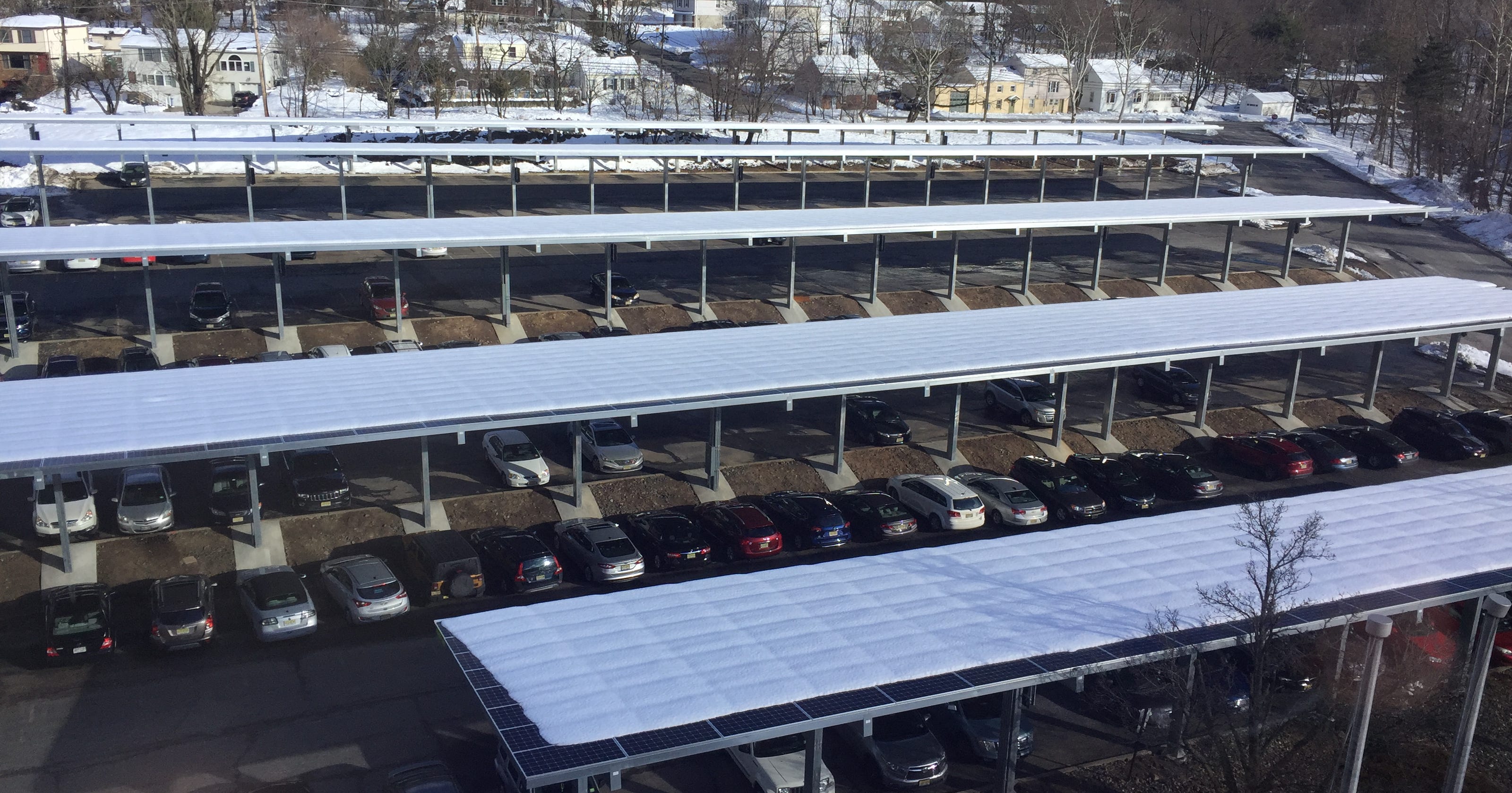Solar Panels Parking Lot