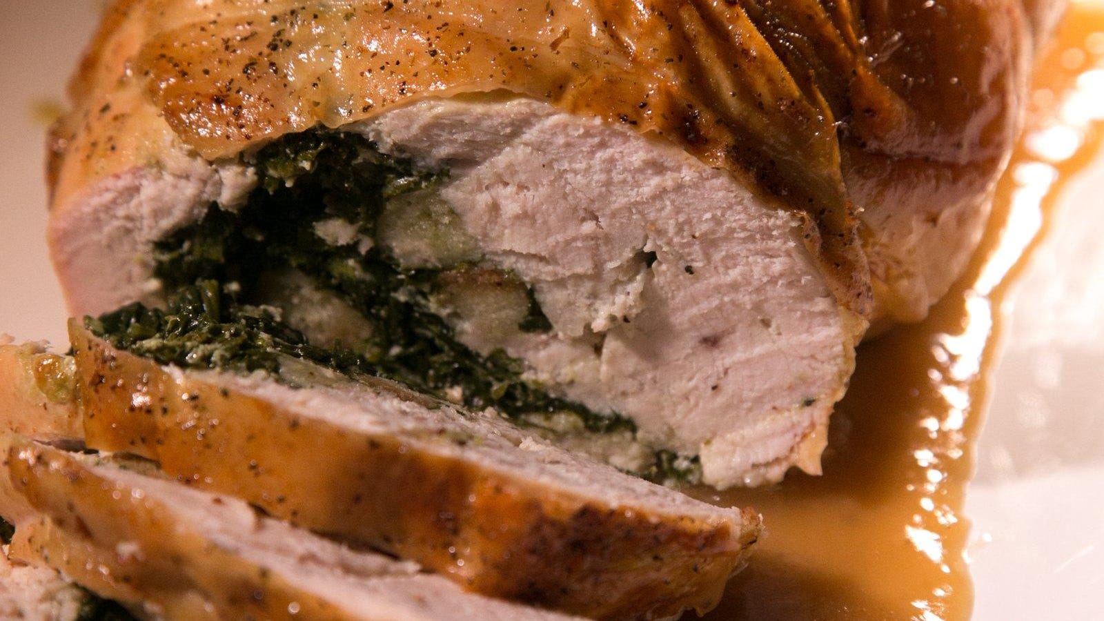 Thanksgiving recipe: Turkey Roulade with Spinach Stuffing