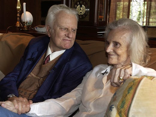 Billy Graham dies: His tribute to his wife, Ruth