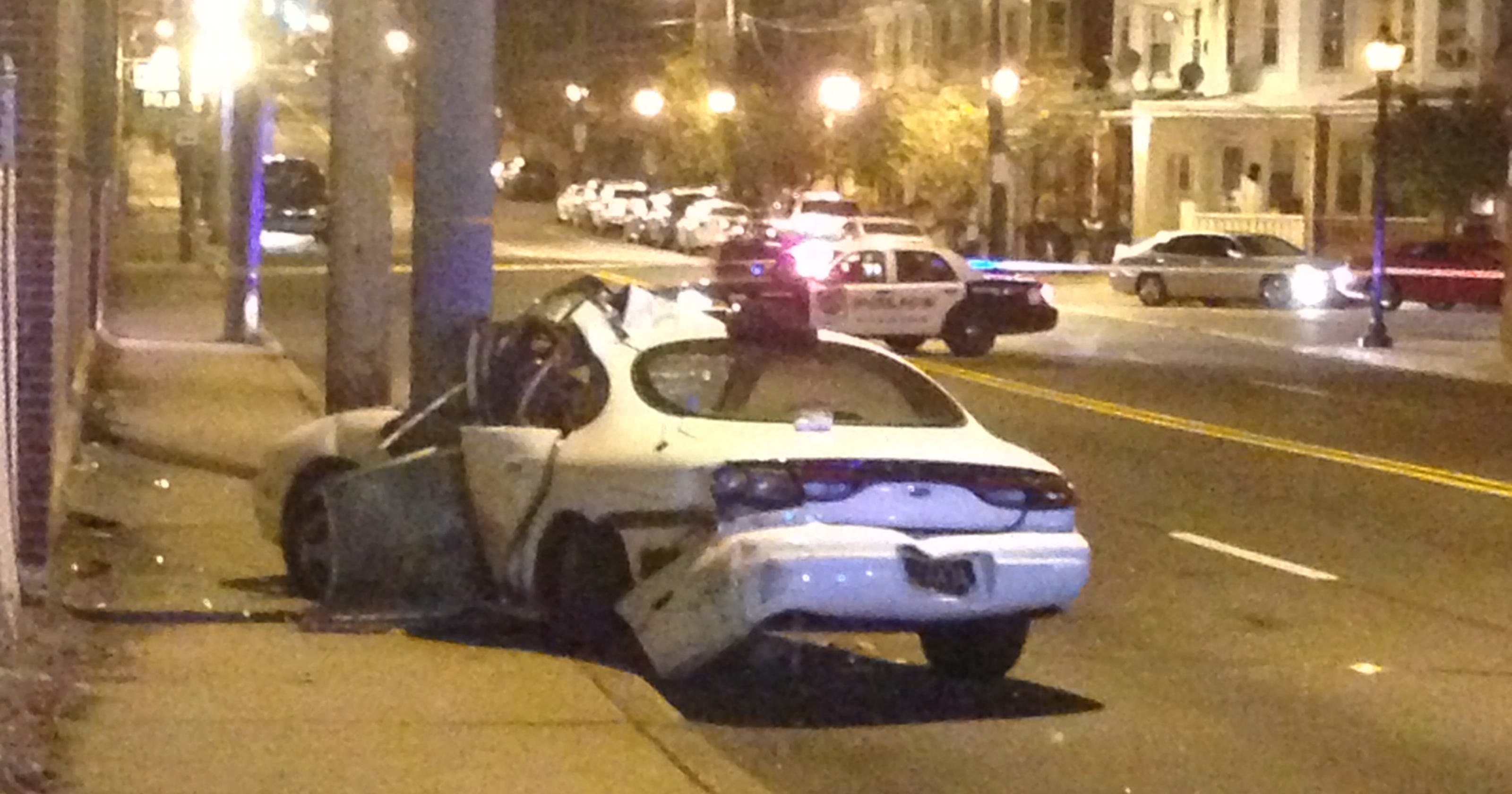 Sunday night car accident lands three in hospital