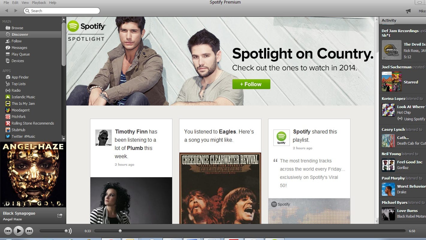 Spotify and competitors play to their musical strengths