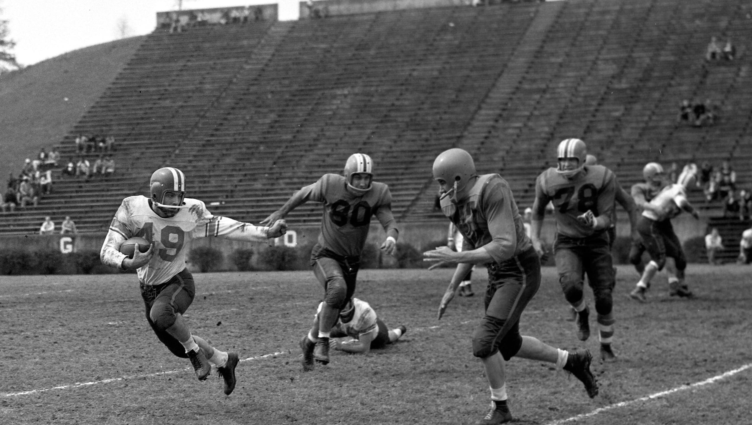 Oh how things have changed since 1957 Clemson spring football game