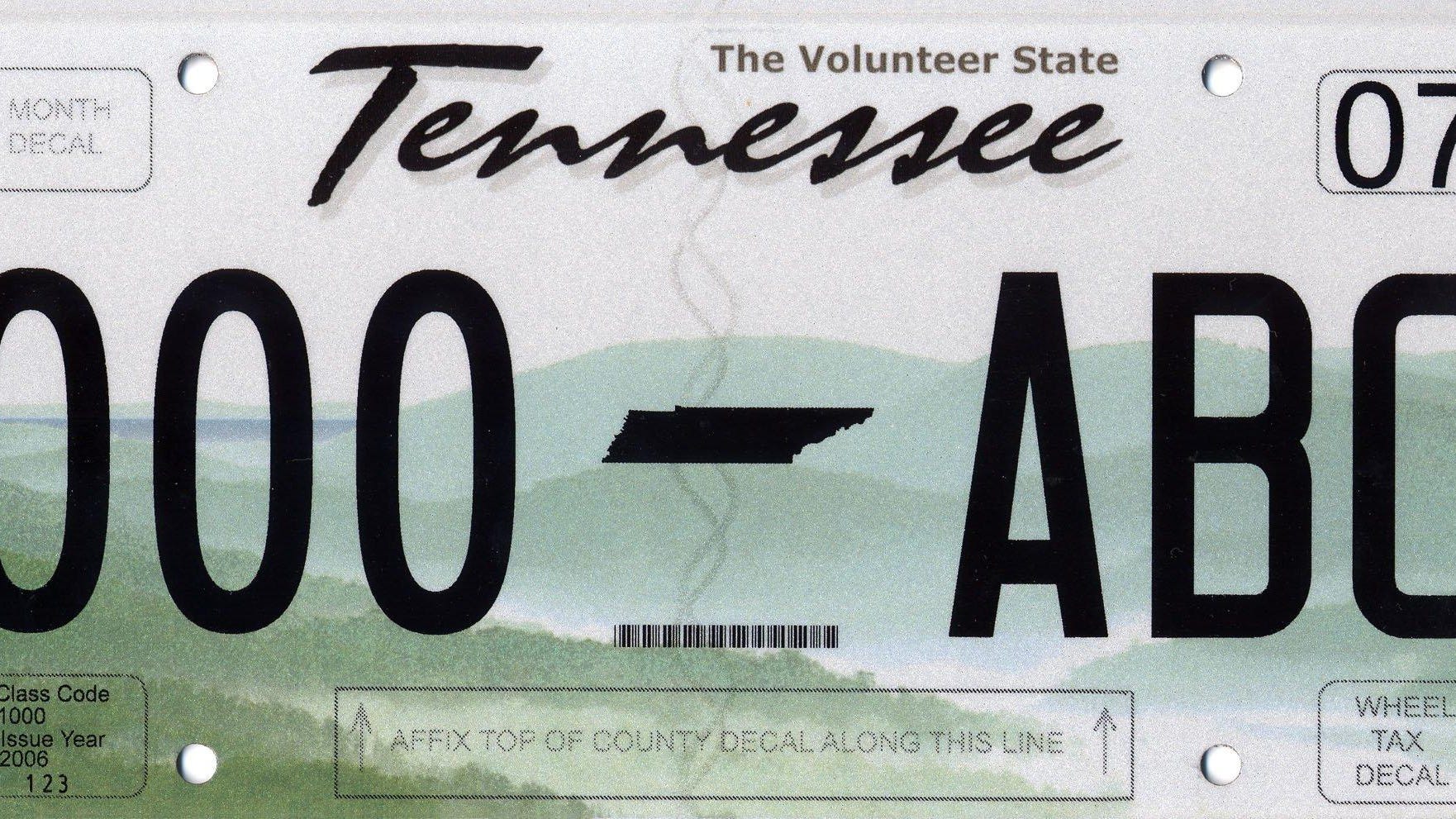 As Tennessee votes for new license plate, a look at state history