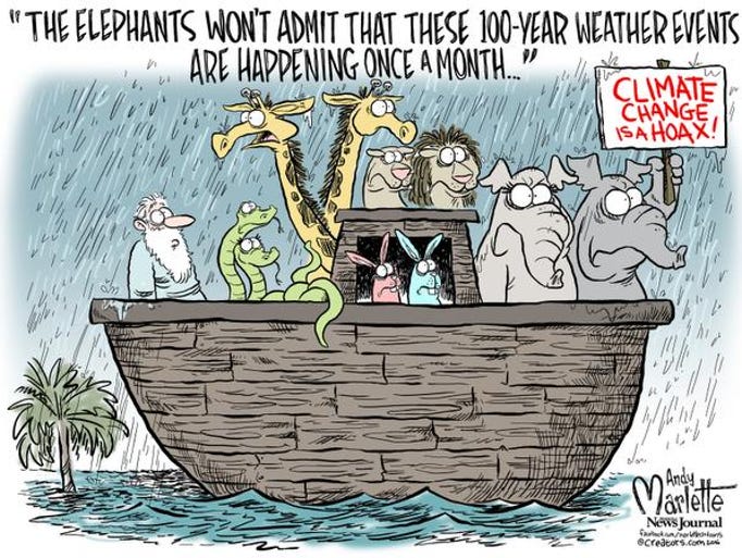 Editorial cartoons: Climate change