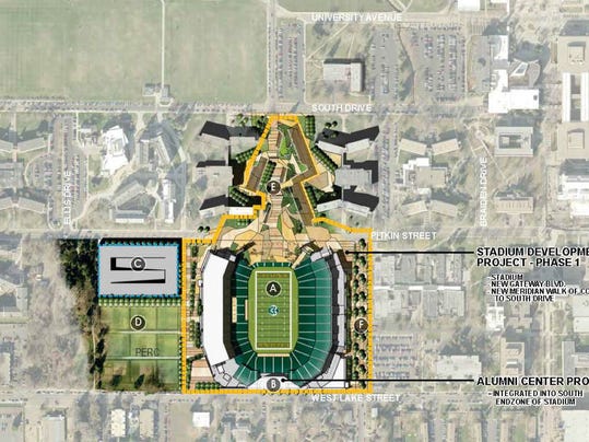 CSU could use lots south of campus for stadium parking