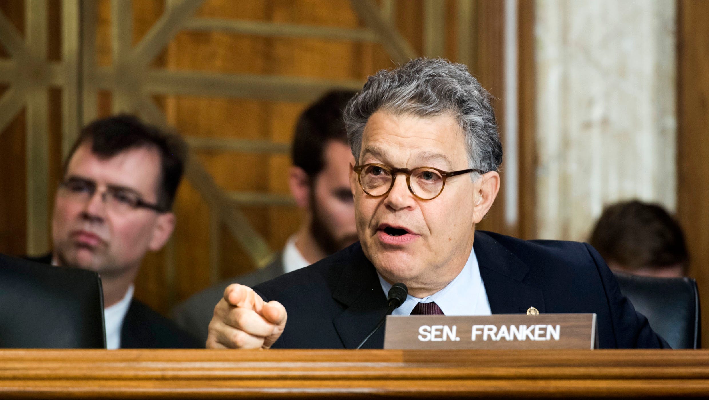 Al Franken, comedian-turned-senator, takes on Donald Trump, reality-TV ...