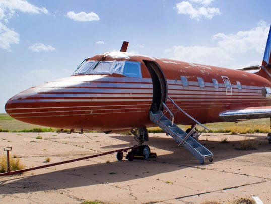 Private jet once owned by Elvis Presley up for auction